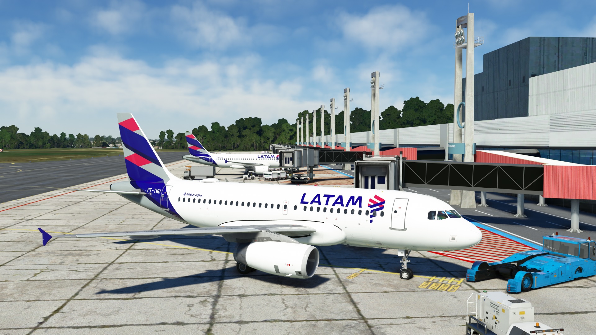 LatinVFR Airbus A319 LATAM (PT-TMO) - Aircraft Liveries for MSFS ...