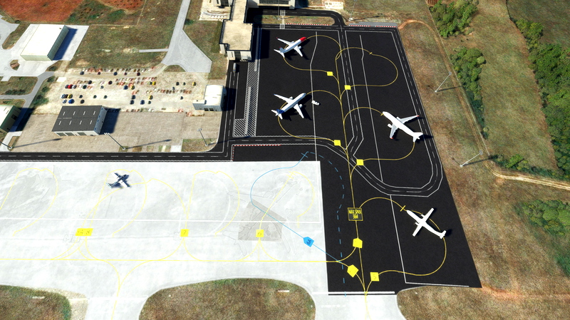 LDPL Pula Airport Updated Apron for Microsoft Flight Simulator | MSFS