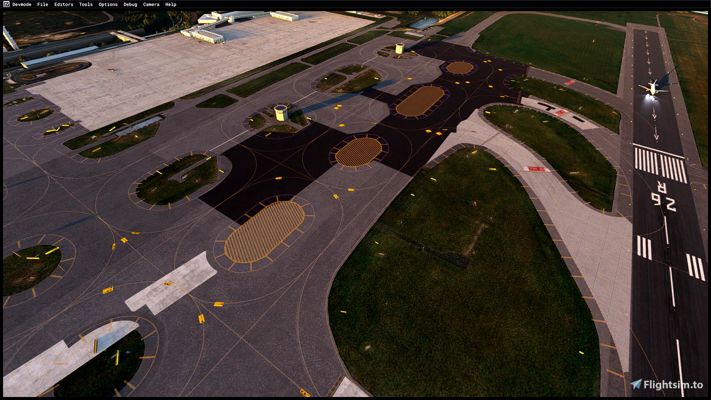 Lfpg Terrain Fix With Afcad And Ground Marking For Microsoft Flight