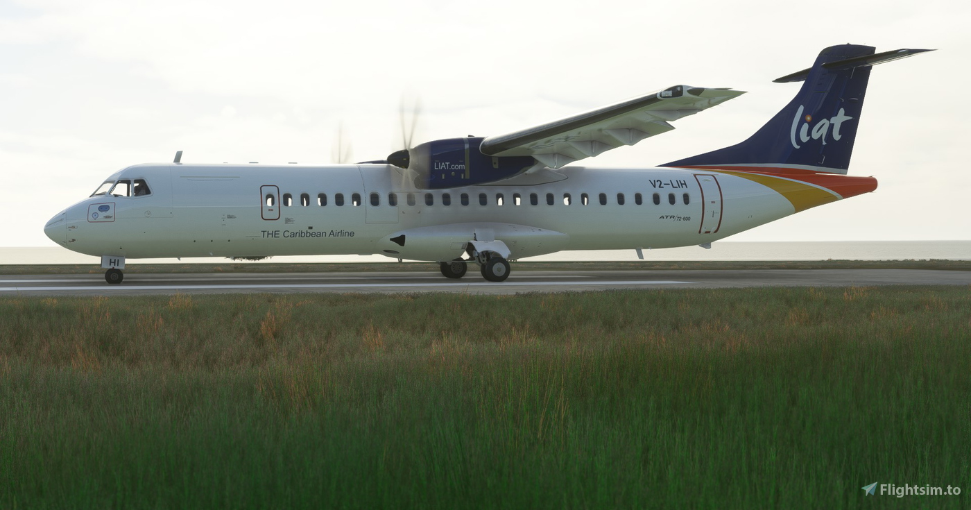 LIAT "2017 livery" "V2-LIH" Hans Hartmann ATR 72-600 for Microsoft ...