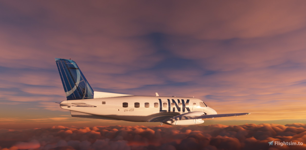 Link Airways EMB 110 Fictional Meant to look like SAAB 340B for ...