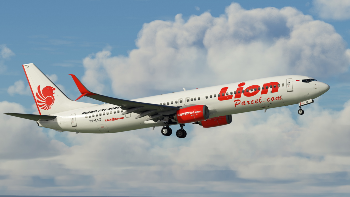 Lion Air (lionparcel.com decals) / PK-LSZ для Microsoft Flight ...