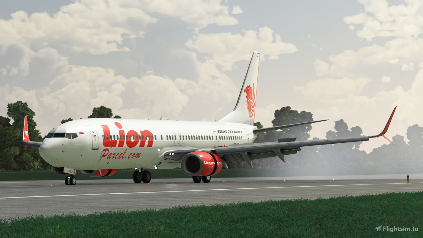 Lion Air (lionparcel.com decals) / PK-LSZ for Microsoft Flight ...