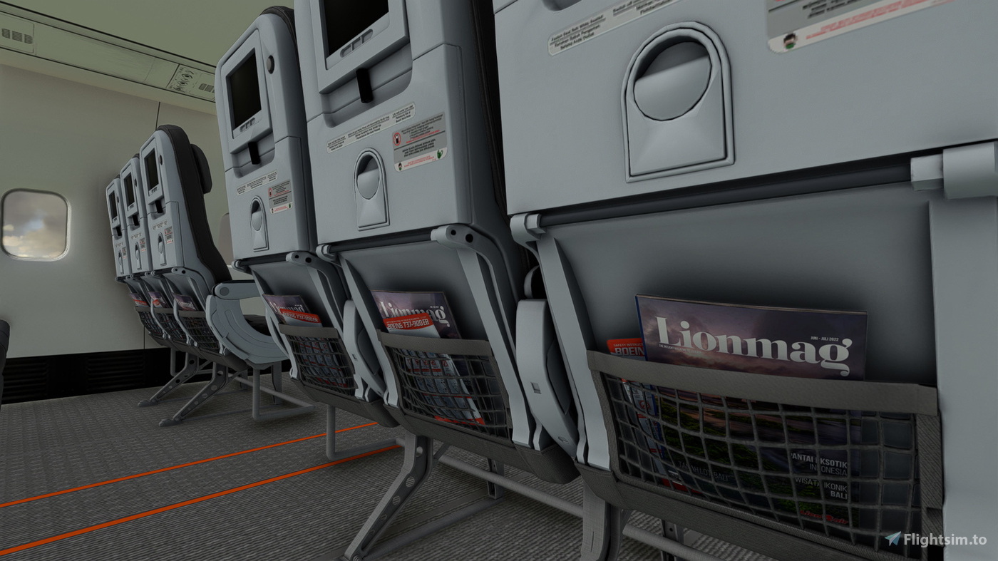 Lion Air (lionparcel.com decals) / PK-LSZ for Microsoft Flight ...