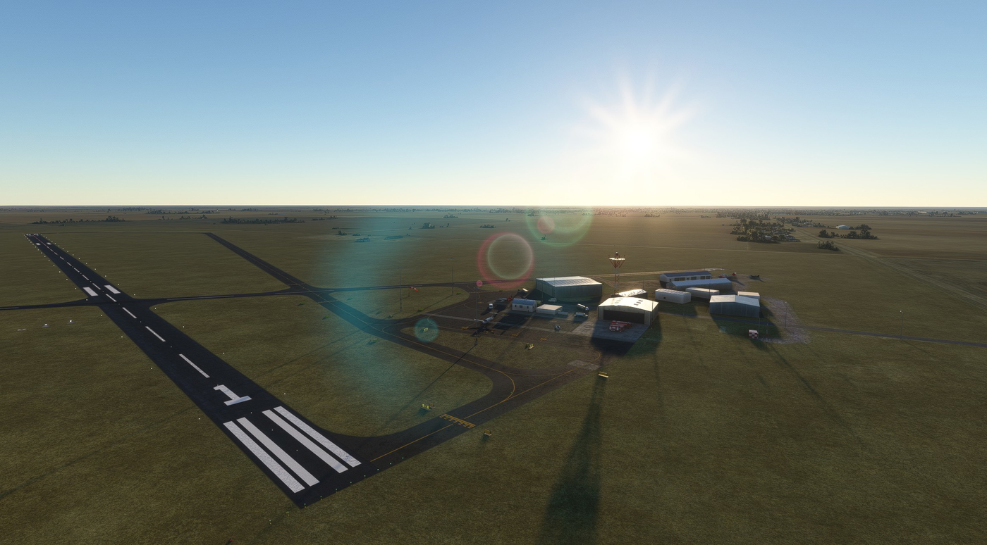 Littlefield Municipal Airport, Texas U.S.A. KLIU for Microsoft Flight ...