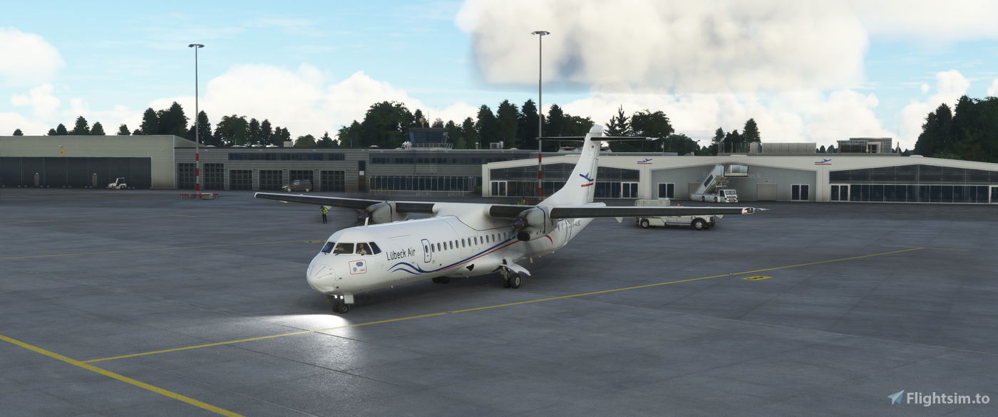 Livery ATR72-600 Lübeck Air D-ALBC ( FS2020 / MSFS2024 ) for Microsoft ...