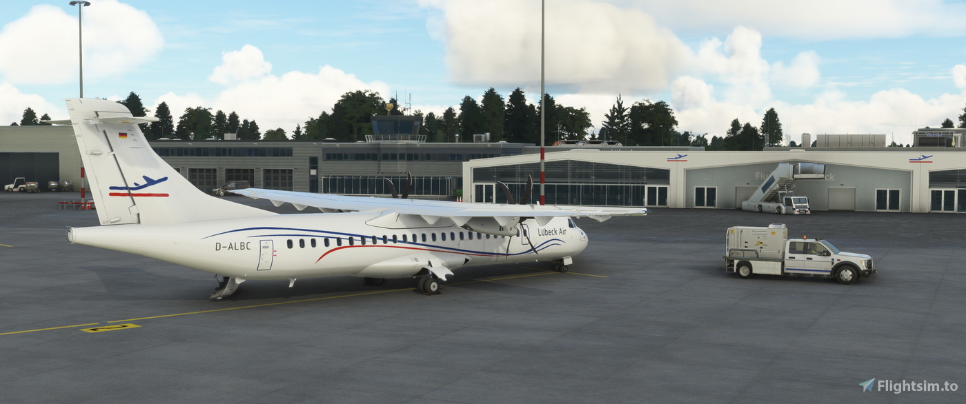Livery ATR72-600 Lübeck Air D-ALBC ( FS2020 / MSFS2024 ) for Microsoft ...