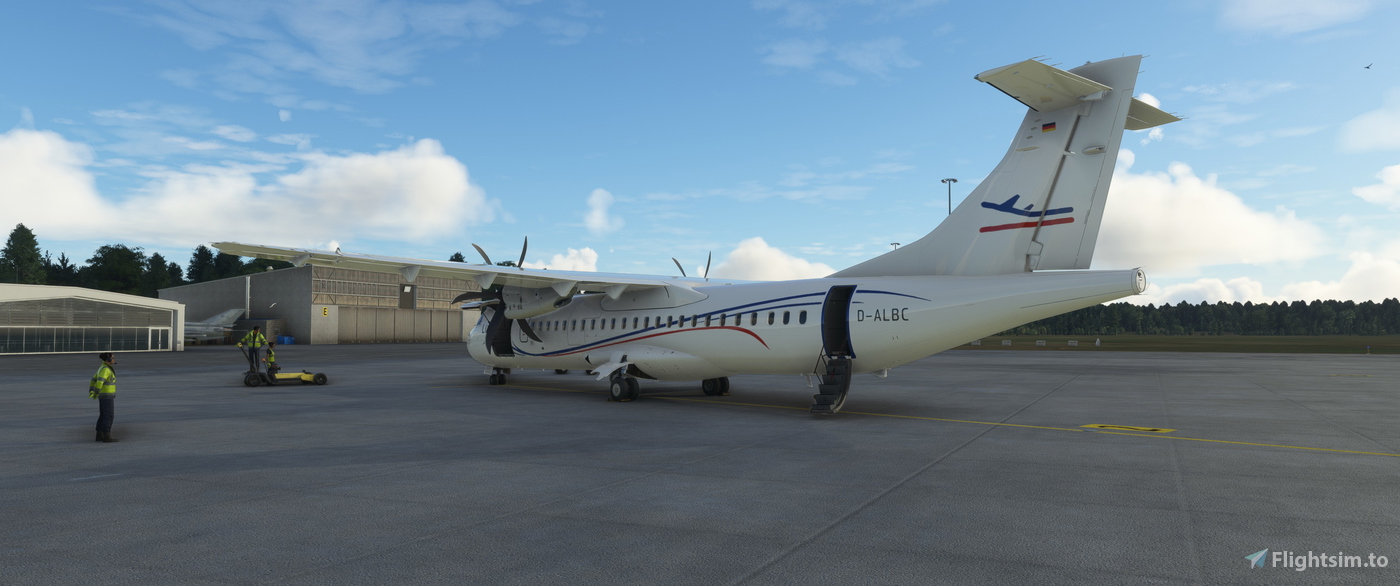 Livery ATR72-600 Lübeck Air D-ALBC ( FS2020 / MSFS2024 ) for Microsoft ...