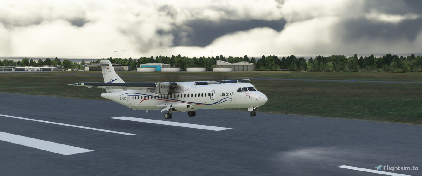 Livery ATR72-600 Lübeck Air D-ALBC ( FS2020 / MSFS2024 ) for Microsoft ...