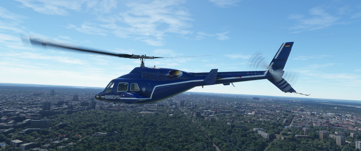 Livery Bell 222B Bundespolizei for Microsoft Flight Simulator | MSFS