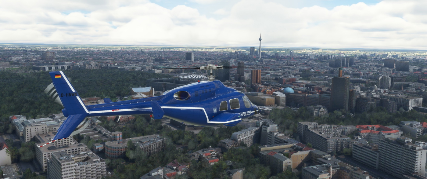 Livery Bell 222B Bundespolizei for Microsoft Flight Simulator | MSFS