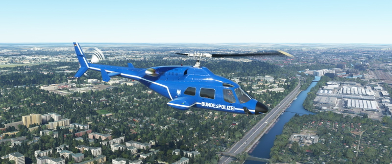 Livery Bell 222B Bundespolizei for Microsoft Flight Simulator | MSFS