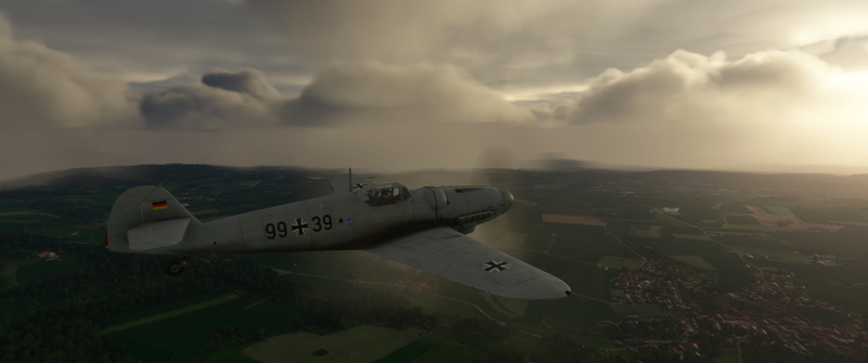 Livery BF 109G-6 Modern Luftwaffe 99+39 / blank plain grey fictional ...