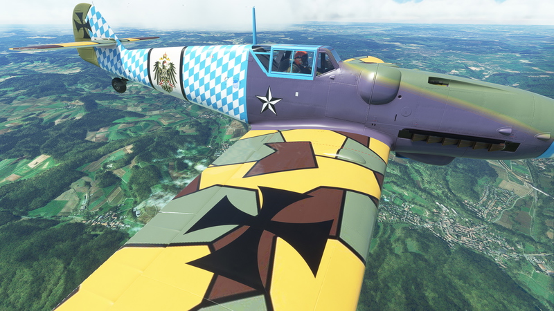 Livery FlyingIron bf-109 in WW1 Colors (Fictional) for Microsoft Flight ...
