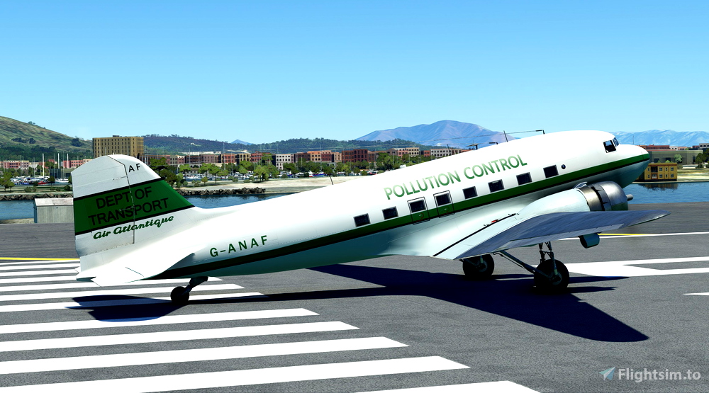 Livery for DC-3 Air Atlantique leased to the Dept of Transport ...