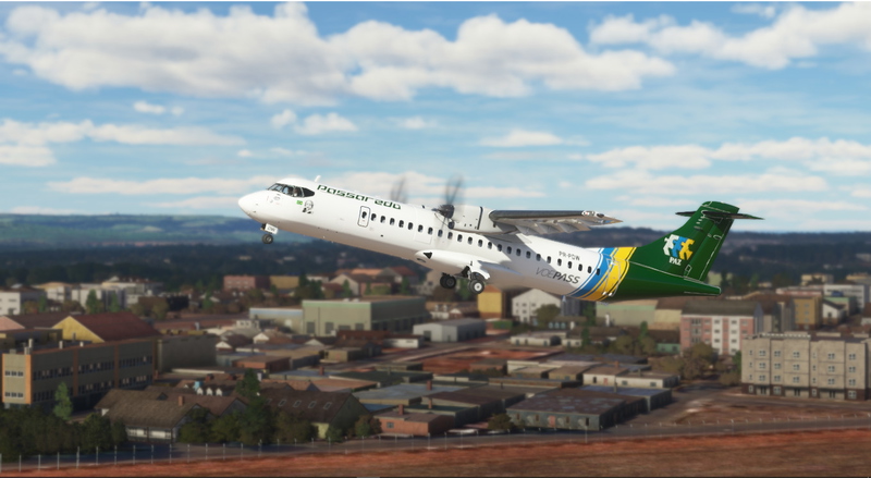 Livery Microsoft ATR72-600 - PR-PDW - Passaredo Retro [4K] for ...