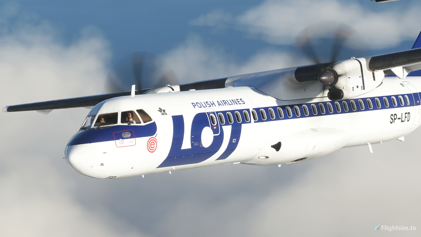 LOT Eurolot [SP-LFD] Asobo ATR72 8K for Microsoft Flight Simulator | MSFS