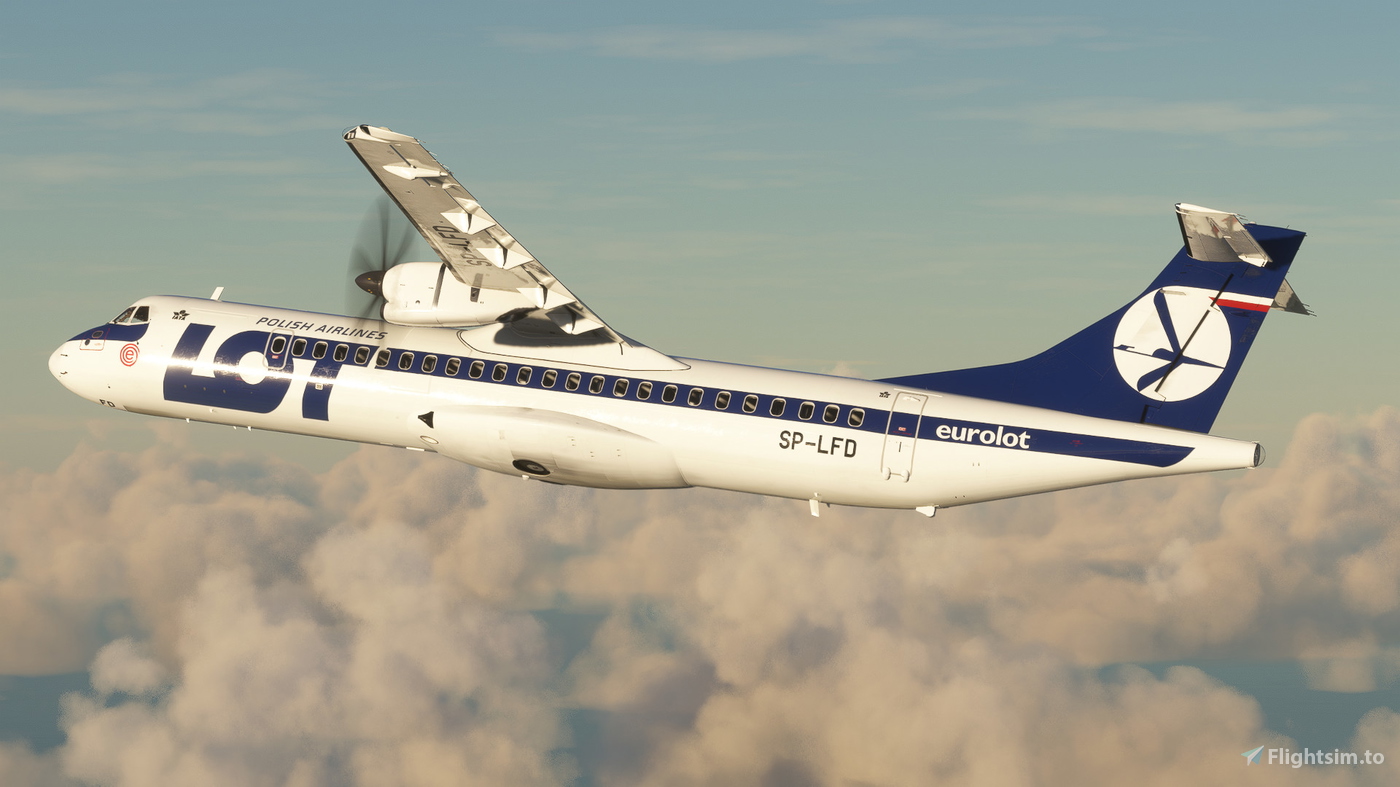 LOT Eurolot [SP-LFD] Asobo ATR72 8K for Microsoft Flight Simulator | MSFS