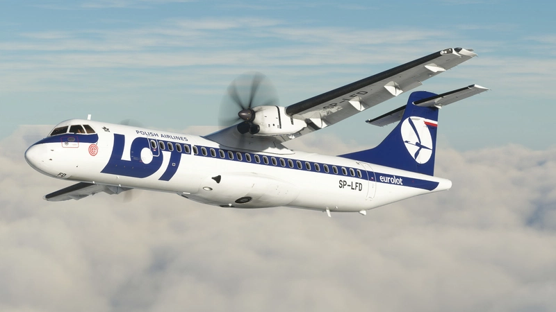 LOT Eurolot [SP-LFD] Asobo ATR72 8K for Microsoft Flight Simulator | MSFS