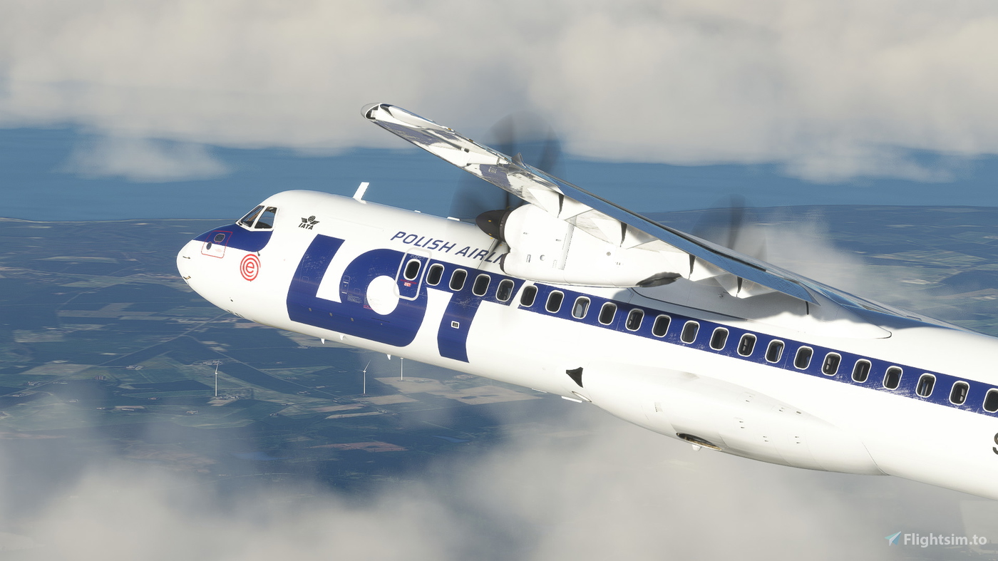 LOT Eurolot [SP-LFD] Asobo ATR72 8K for Microsoft Flight Simulator | MSFS