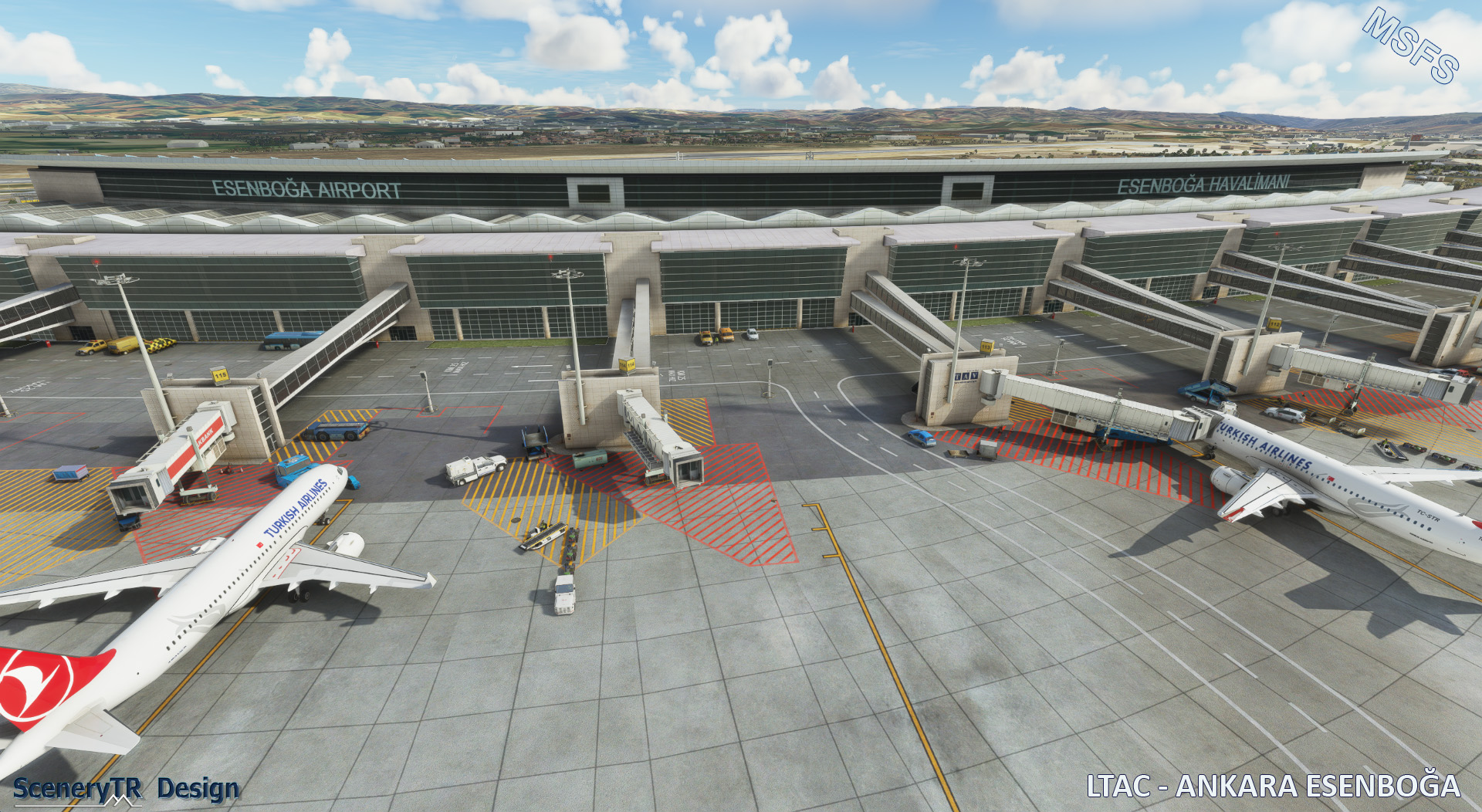 SCENERYTR DESIGN - LTAC - Ankara Esenboğa Airport for Microsoft Flight ...