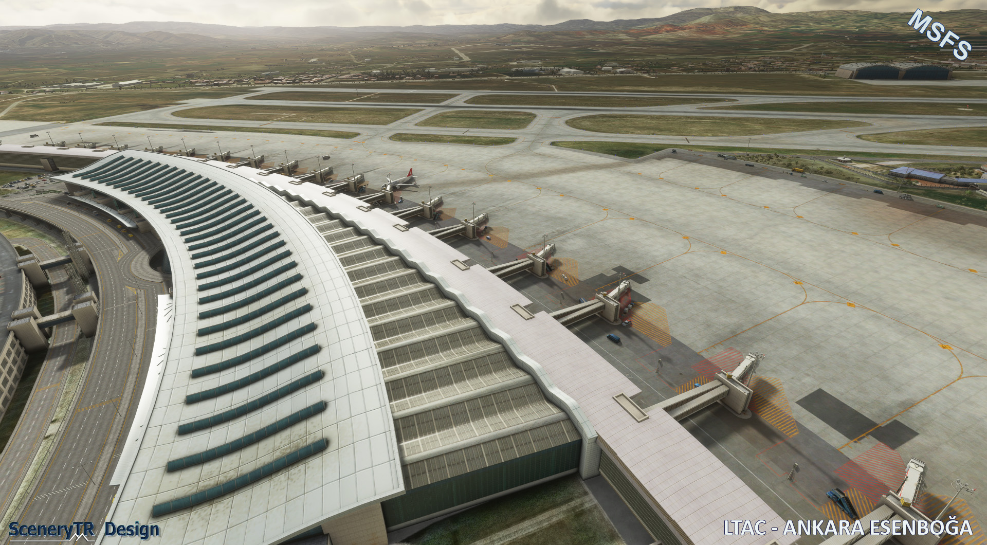 SCENERYTR DESIGN - LTAC - Ankara Esenboğa Airport for Microsoft Flight ...