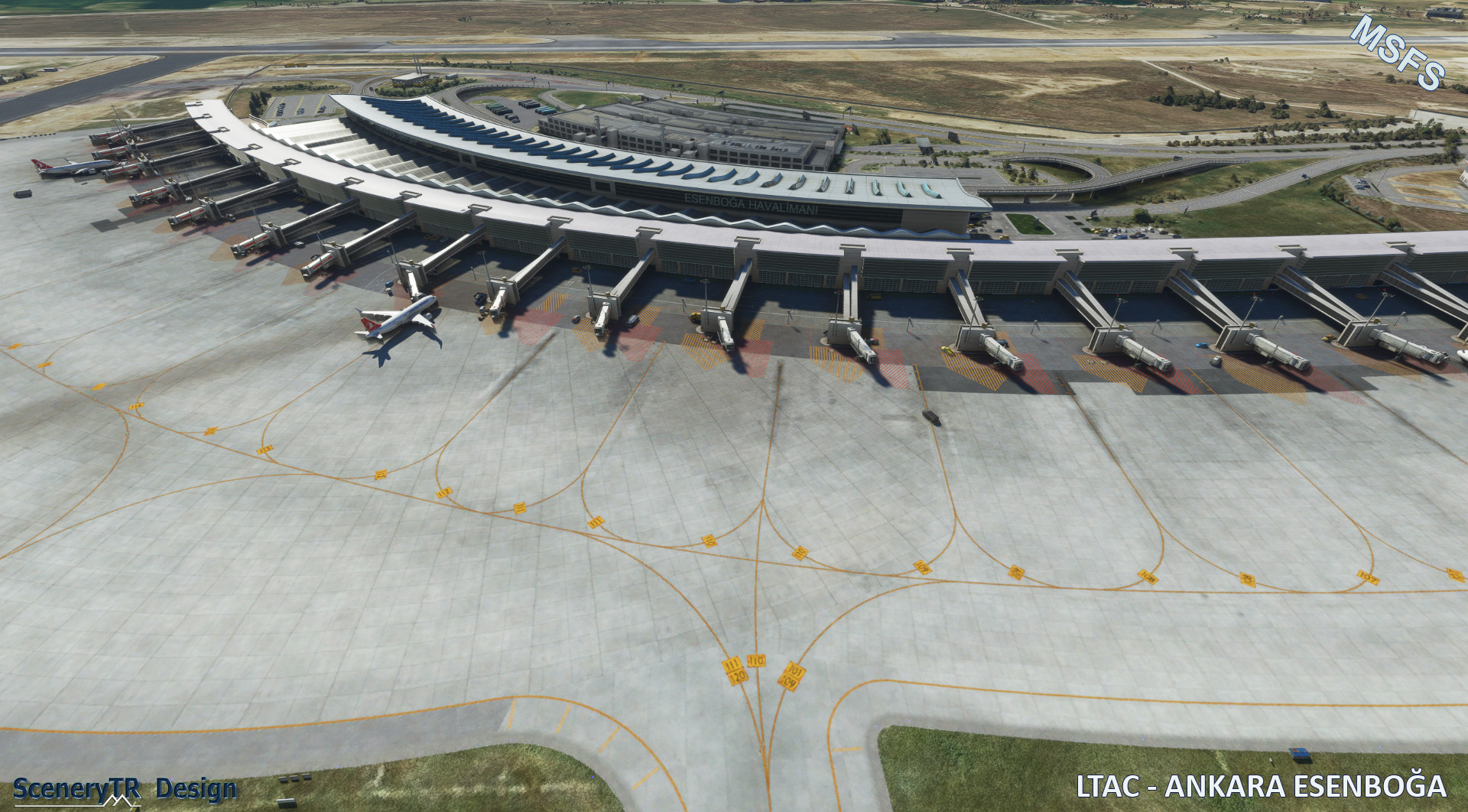 SCENERYTR DESIGN - LTAC - Ankara Esenboğa Airport for Microsoft Flight ...