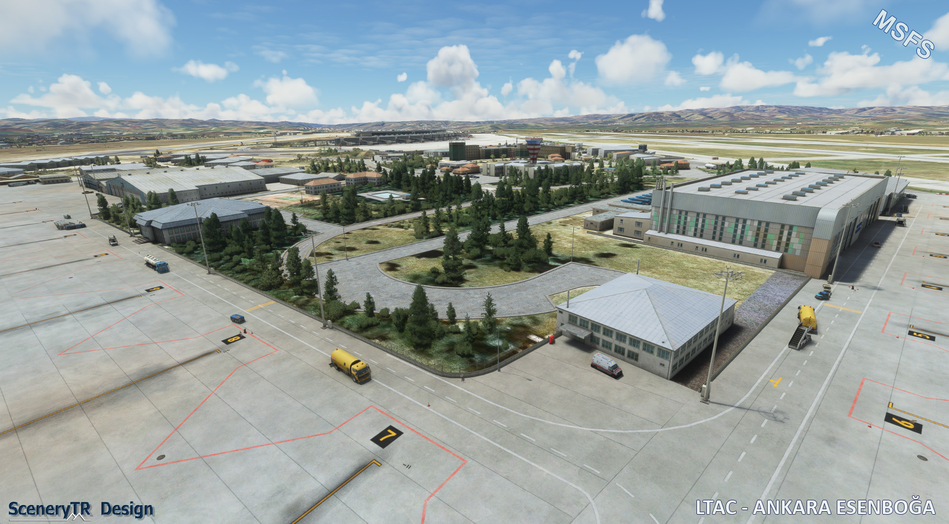 SCENERYTR DESIGN - LTAC - Ankara Esenboğa Airport for Microsoft Flight ...