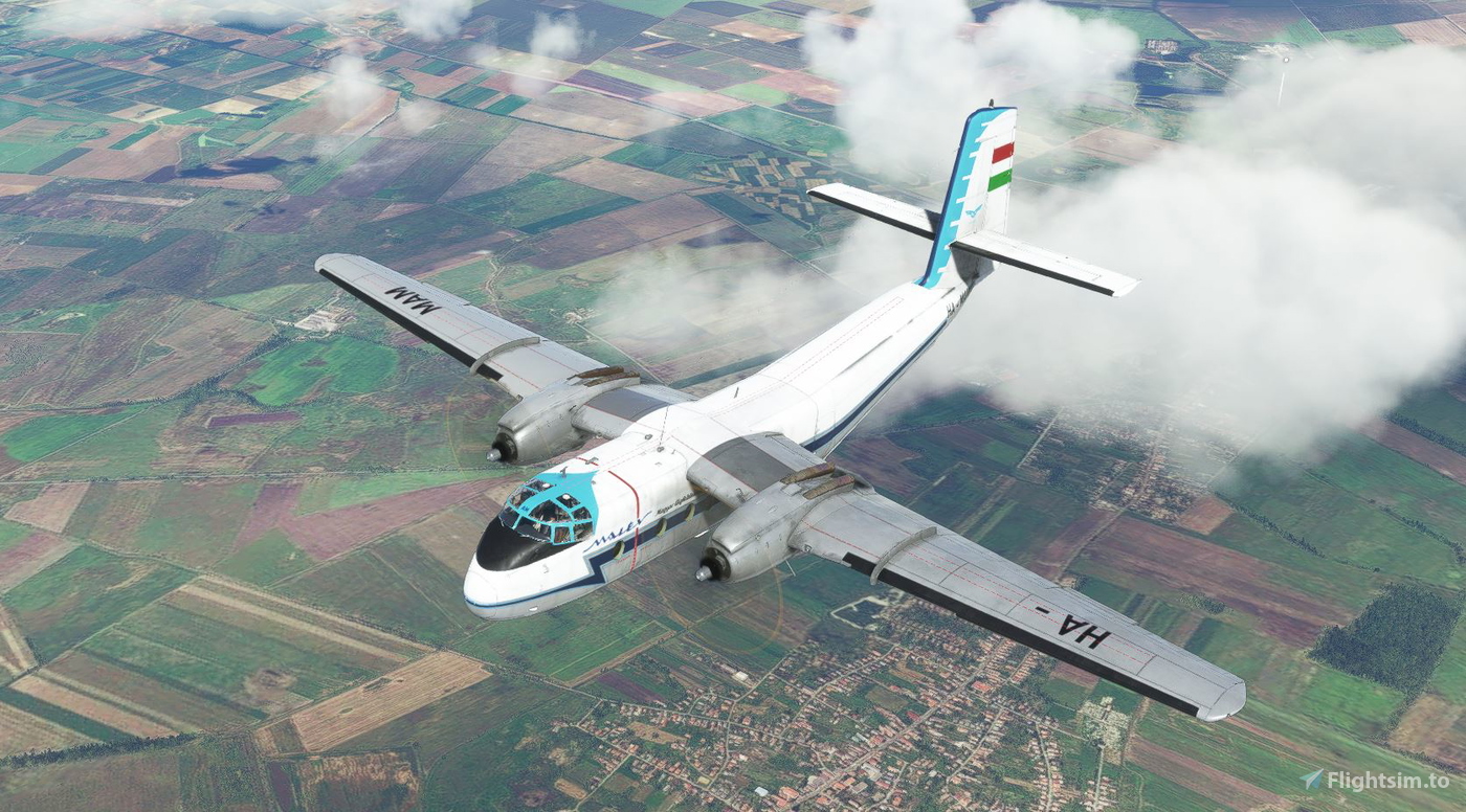 Malev Hungarian Air Transport livery for DHC-4 Caribou (Fictional) for ...