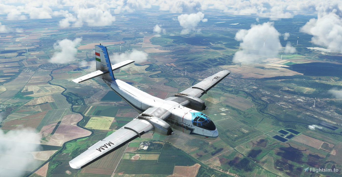 Malev Hungarian Air Transport livery for DHC-4 Caribou (Fictional) for ...