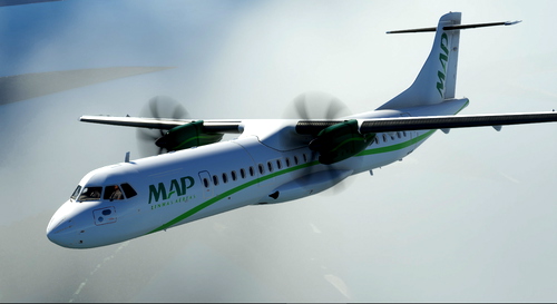 MAP Linhas Aéreas | PR-MPZ | Asobo ATR 72-600 | 4K for Microsoft Flight ...