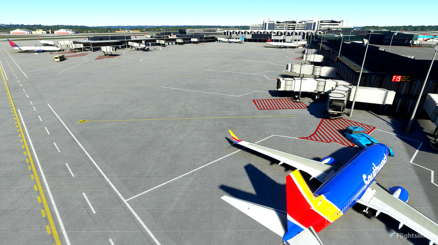 Minneapolis St Paul International (KMSP) for Microsoft Flight Simulator ...