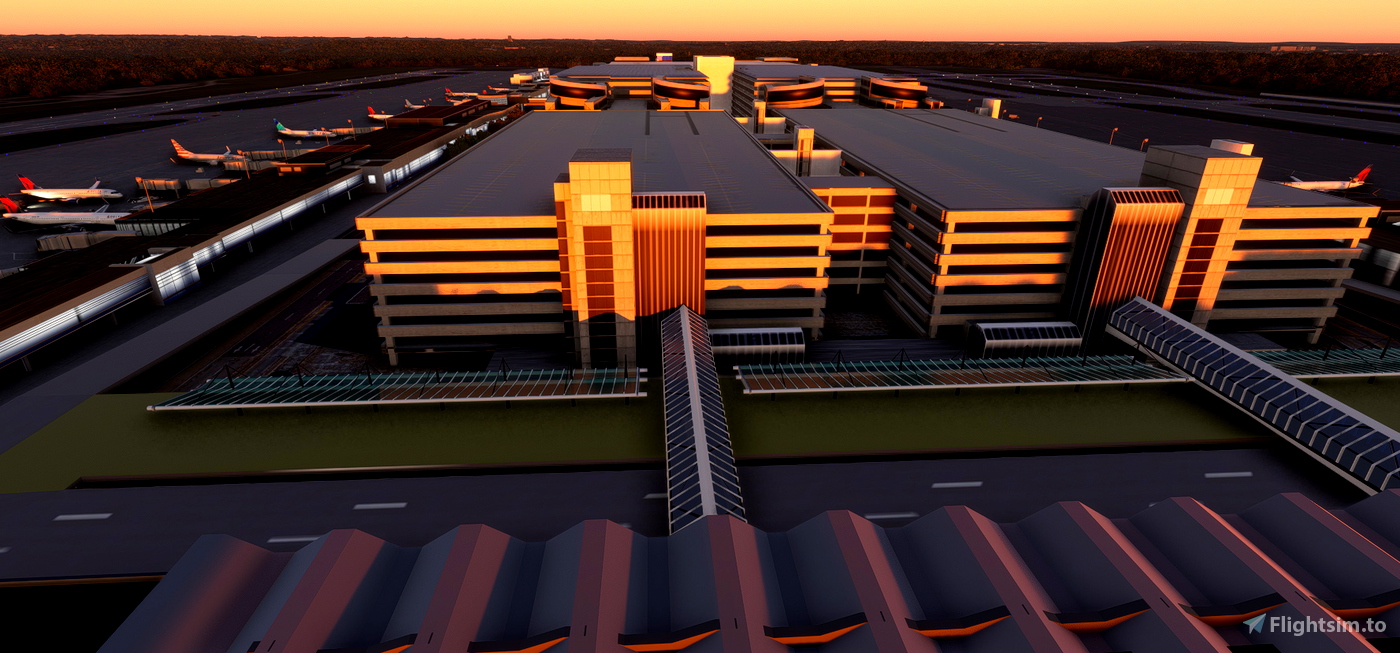 Minneapolis St Paul International (KMSP) for Microsoft Flight Simulator ...