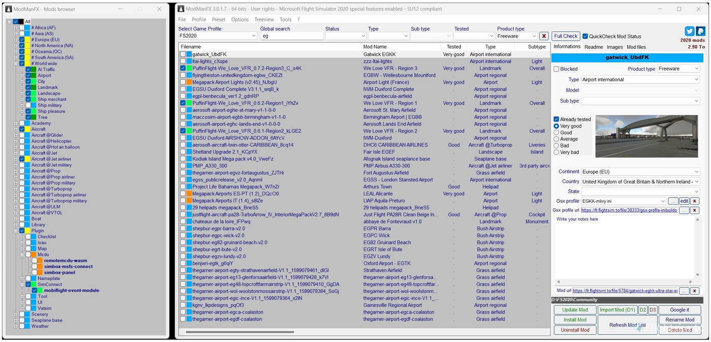 ModManFX for Microsoft Flight Simulator | MSFS