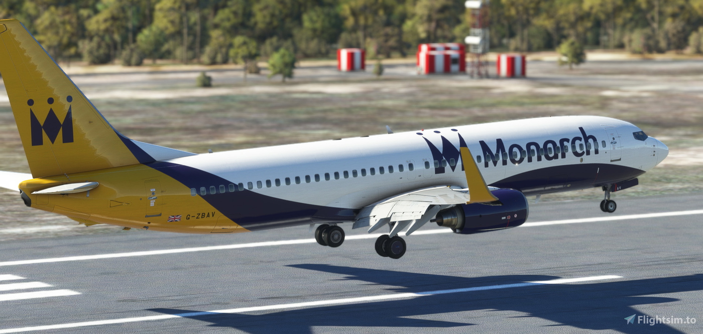 Monarch G-ZBAV 737-800 for Microsoft Flight Simulator | MSFS