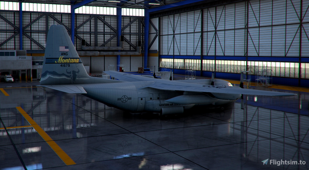 Montana ANG C130 Paint for Microsoft Flight Simulator | MSFS