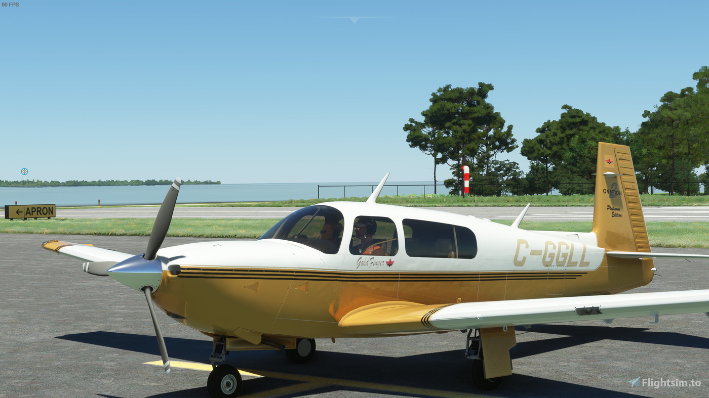 Mooney M20R Ovation 2 "Goldfinger" Reg. C-GGLL for Microsoft Flight Simulator | MSFS