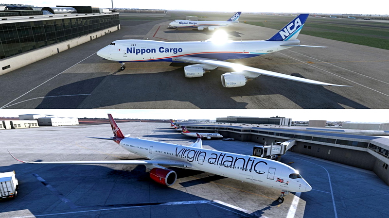 Many more FS Traffic aircraft and liveries, + freighters for Microsoft ...