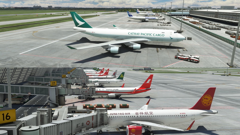 Many more FS Traffic aircraft and liveries, + freighters for Microsoft ...