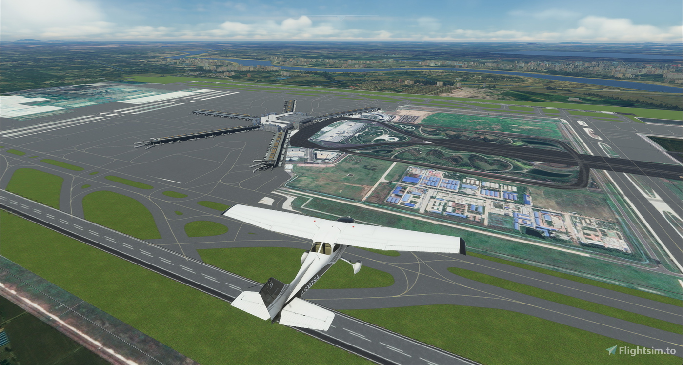 [MSFS Scenery] Qingdao Jiaodong International Airport | Satellite images only for Microsoft ...