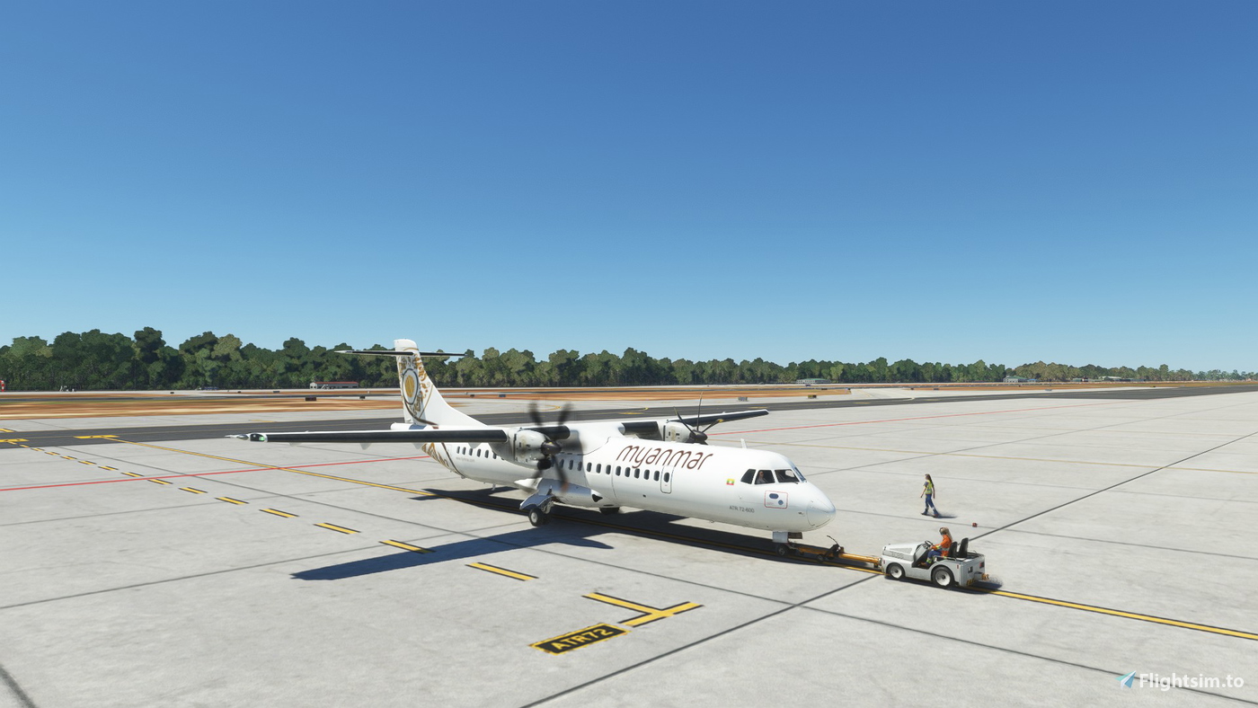 Myanmar National Airline XY-AMM のために Microsoft Flight Simulator | MSFS