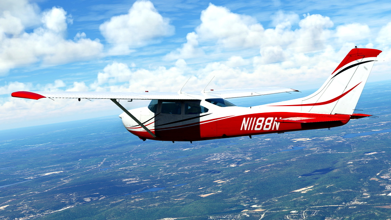 N1188N livery for Carenado C182RG for Microsoft Flight Simulator | MSFS