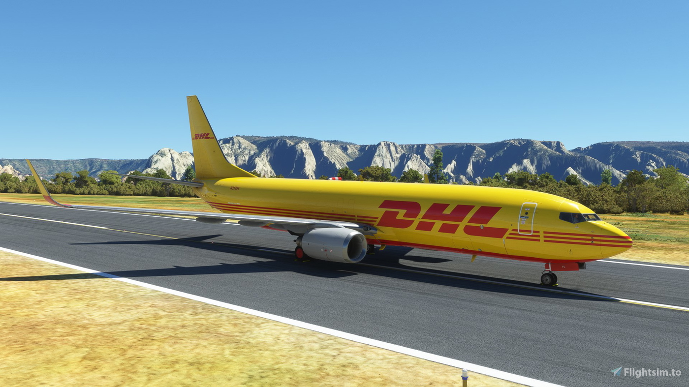 N318FL DHL Livery for Microsoft Flight Simulator | MSFS