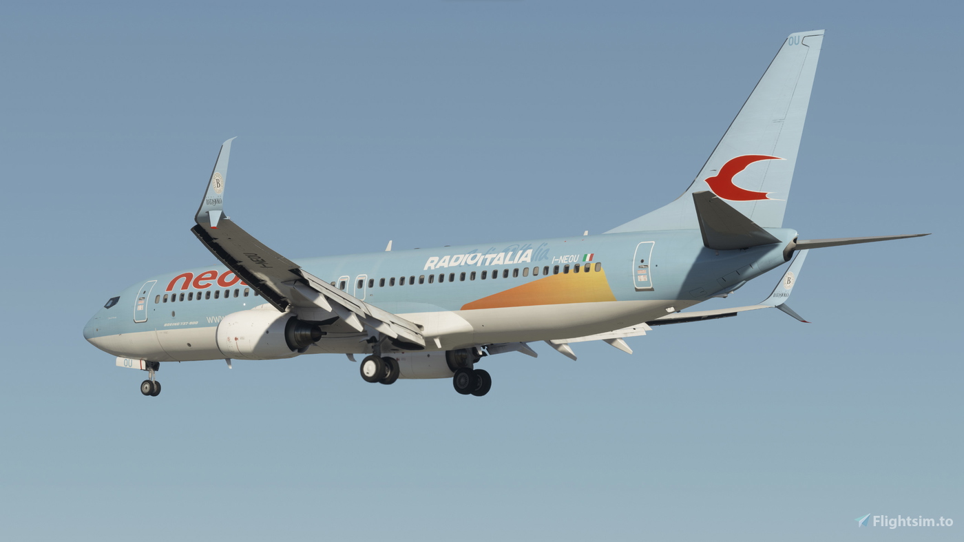 Neos - I-NEOU - PMDG 738 for Microsoft Flight Simulator | MSFS