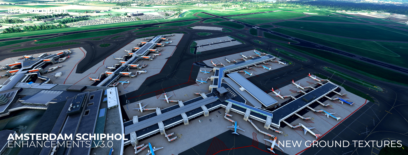 NEW! Schiphol Amsterdam (EHAM) - Enhancements Extensive Edition + GSX ...