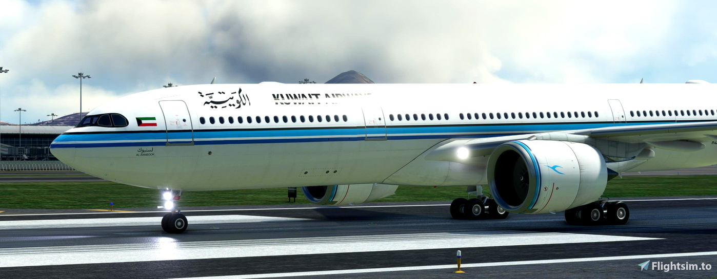Old Kuwait Airways Livery A330-900 dla Microsoft Flight Simulator | MSFS