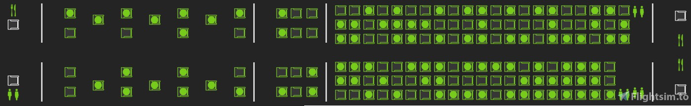 PACX - A321Neo LR Scandinavian Airlines Layout for Microsoft Flight ...