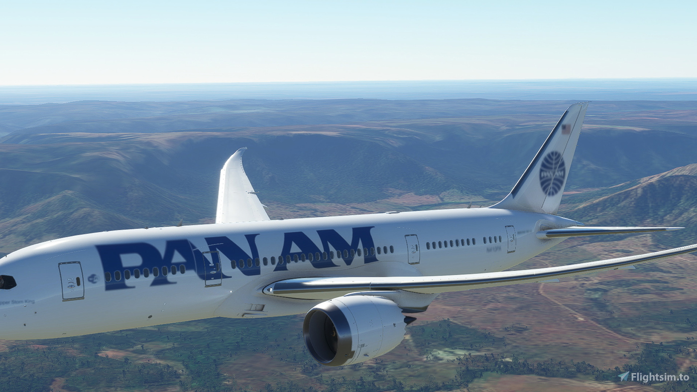 PAN AM 787-8 for Microsoft Flight Simulator | MSFS