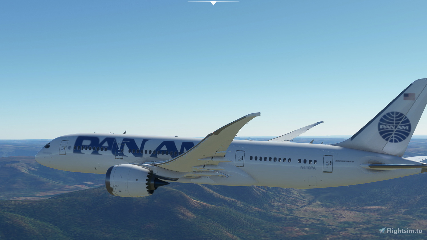 PAN AM 787-8 for Microsoft Flight Simulator | MSFS