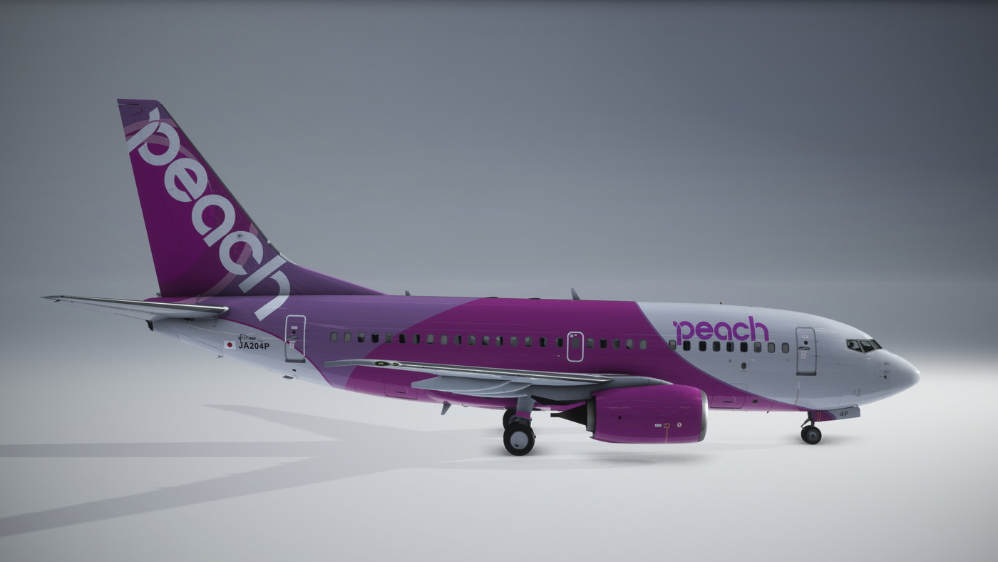 Peach Airlines PMDG 737-600 for Microsoft Flight Simulator | MSFS